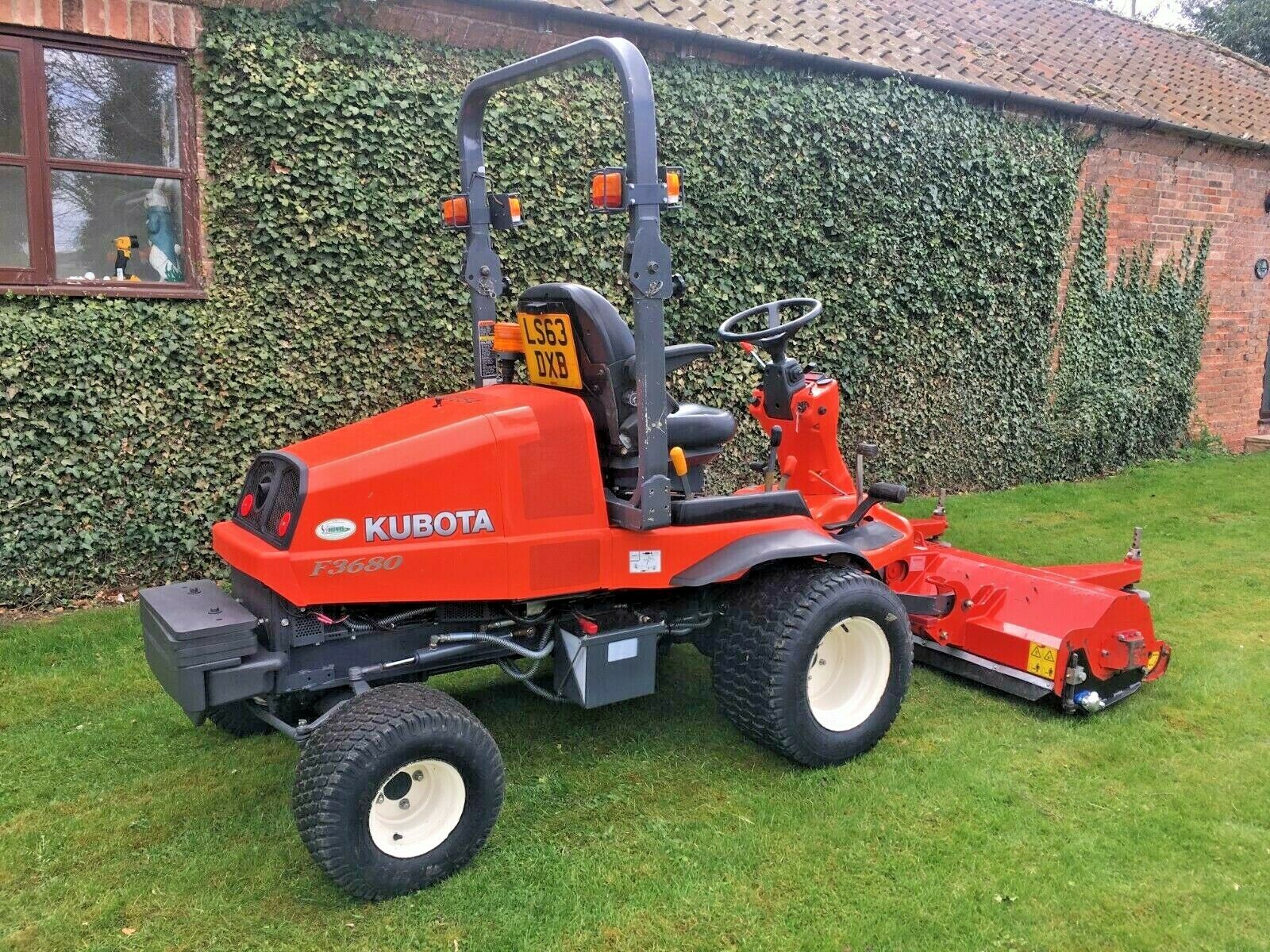 MA - KUBOTA 3680 4x4, UPFRONT FLAIL MOWER, HYDRO DRIVE, TRIMAX 155 ...