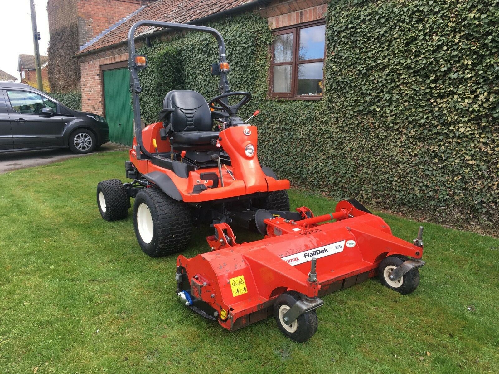MA - KUBOTA 3680 4x4, UPFRONT FLAIL MOWER, HYDRO DRIVE, TRIMAX 155 ...