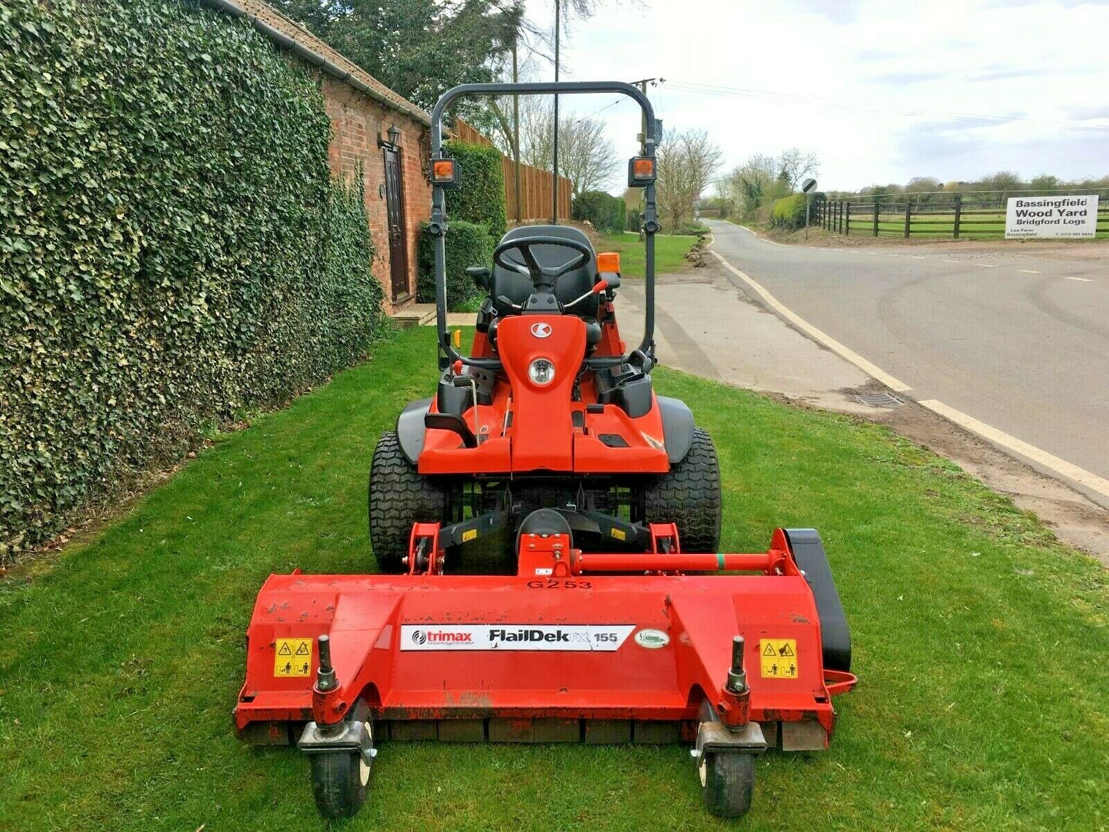 MA - KUBOTA 3680 4x4, UPFRONT FLAIL MOWER, HYDRO DRIVE, TRIMAX 155 ...