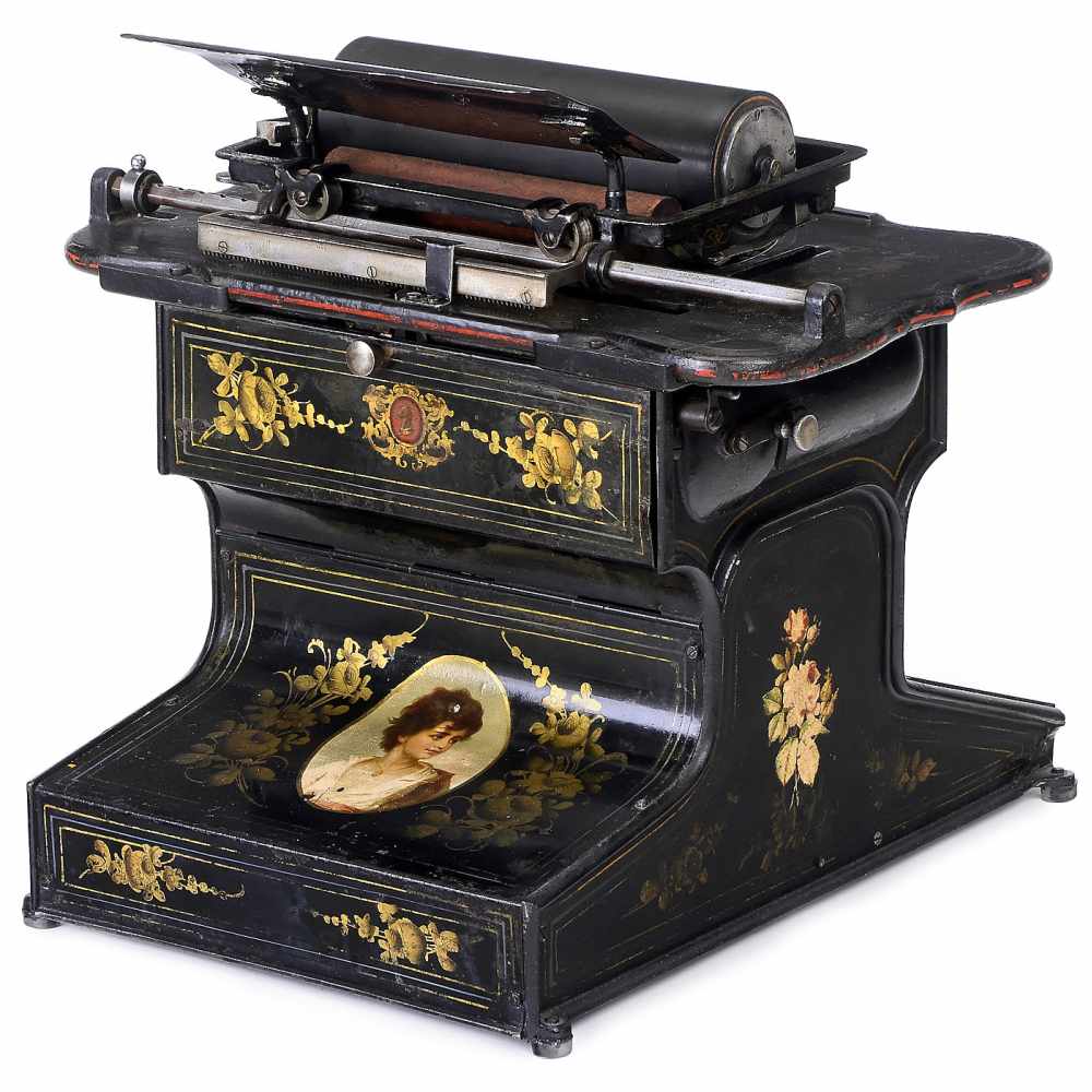 "Sholes & Glidden", 1873The first successful typewriter in the world ...