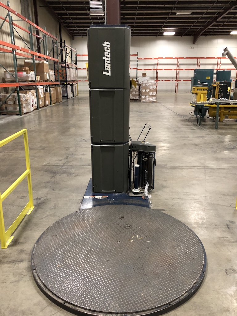 Lantech Stretch Wrapper, Q Series Semi-Automatic Stretch Wrapping System
