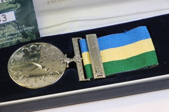 A Full Size Arabian Service Medal With 1960-1963 Aden Bar Named To ...