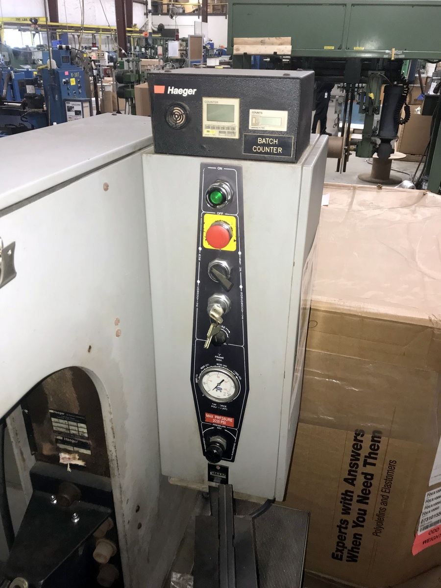 Haeger PEM Serter, 18" Throat, Maximum 2000 PSI, Includes Bowl Feeder ...