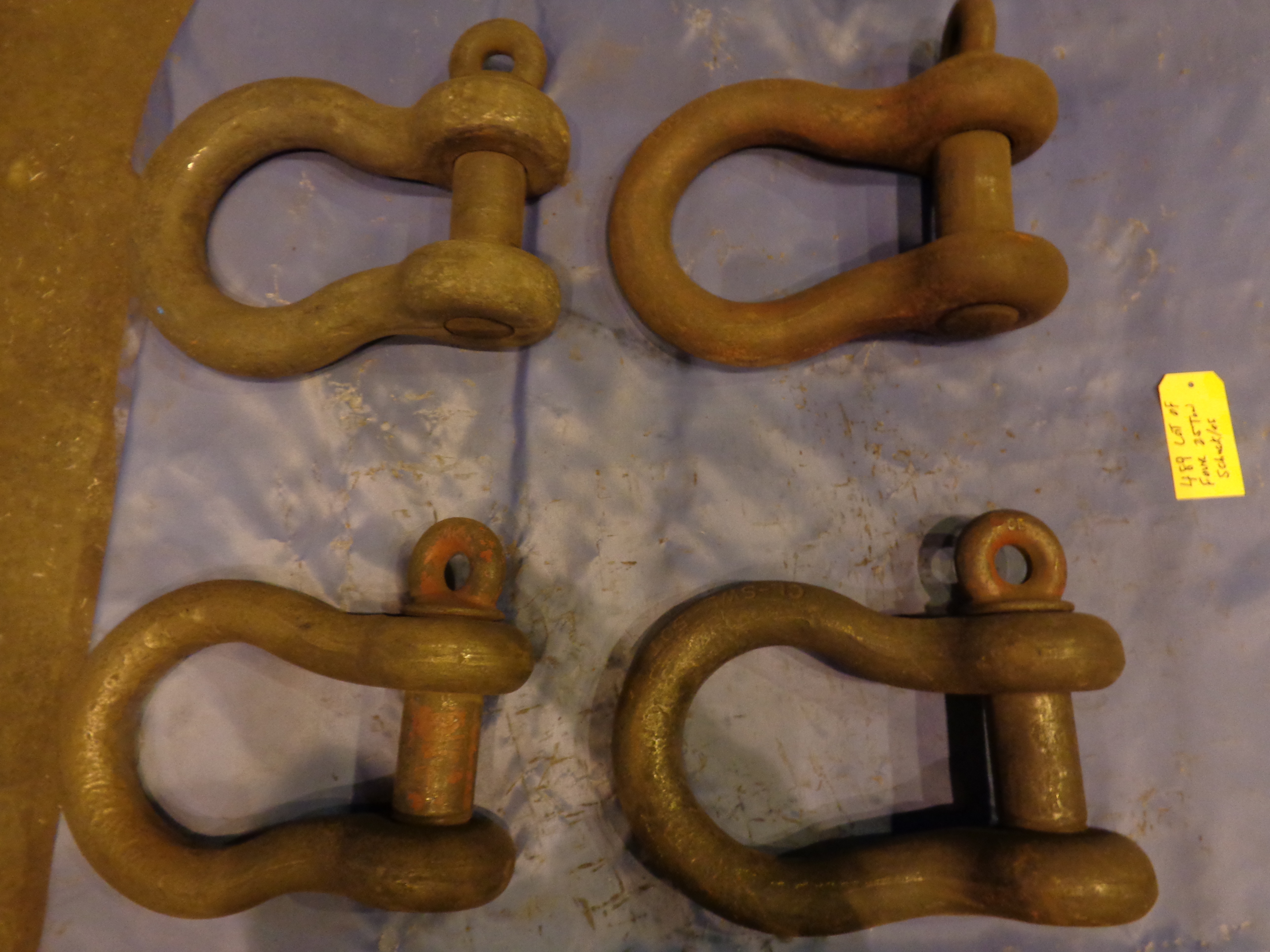 (4) 50 Ton Shakles *** All Items Need to Be Paid by March 21st and ...