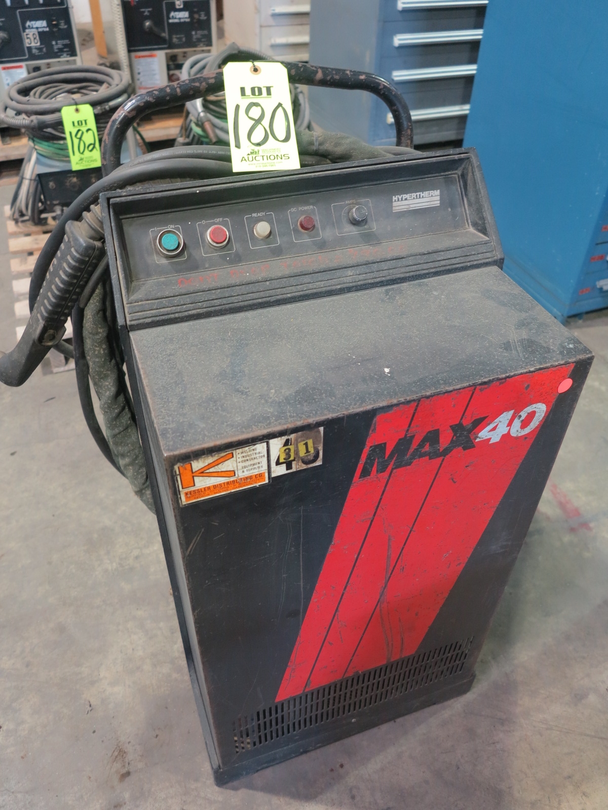 HYPERTHERM MAX 40 PORTABLE PLASMA CUTTER