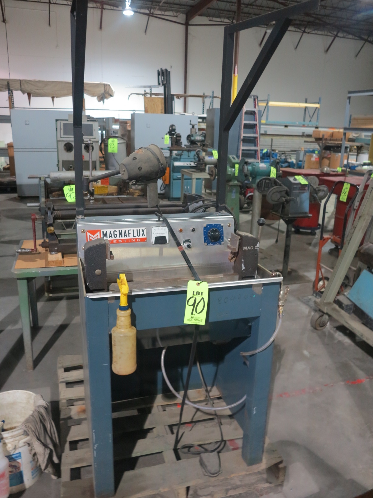 MAGNAFLUX MAG II / MODEL 50 MAGNETIC PARTICLE INSPECTION MACHINE, S/N ...