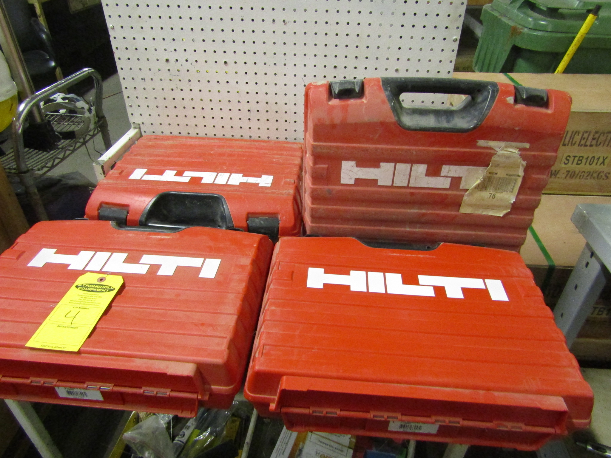 Lot of 5 Hilti Cases