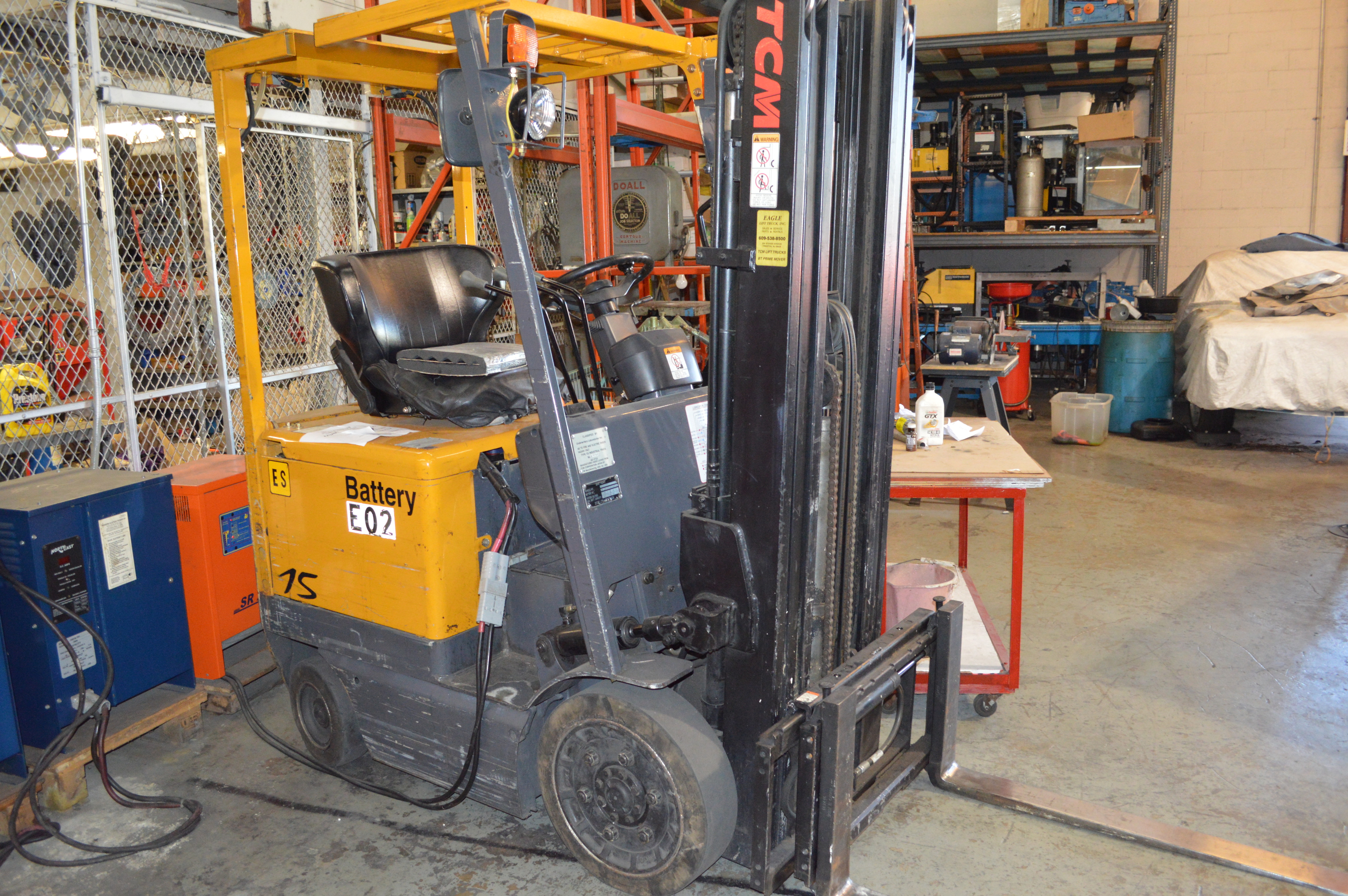 TCM 3000 lb Electric Battery Operated warehouse Hi Lo Fully maintained ...