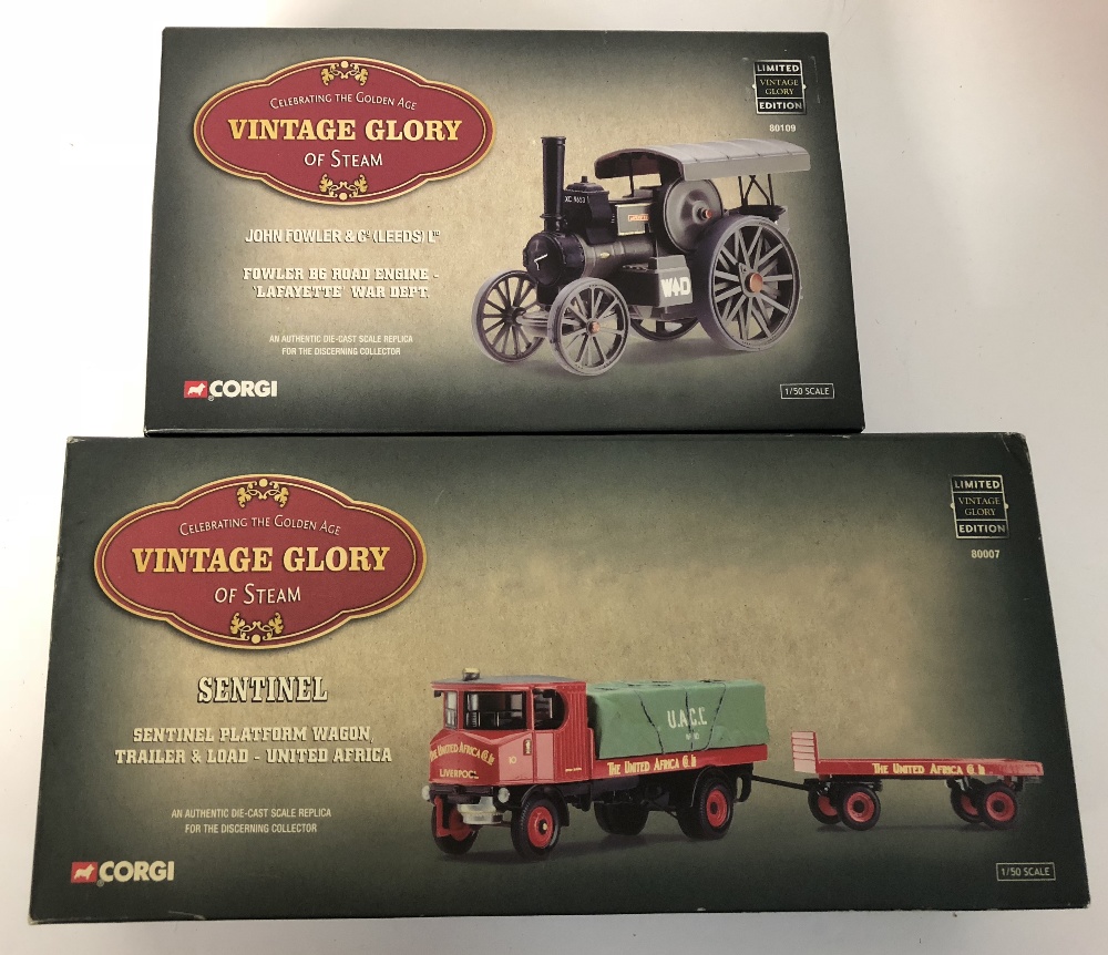 Corgi 1/50 scale vintage glory of steam Fowler traction engine and ...