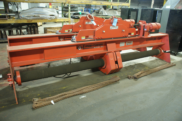 (1) Posi-Turner Equipment Roller Model# 22LS-150, 22,000 lb capacity ...