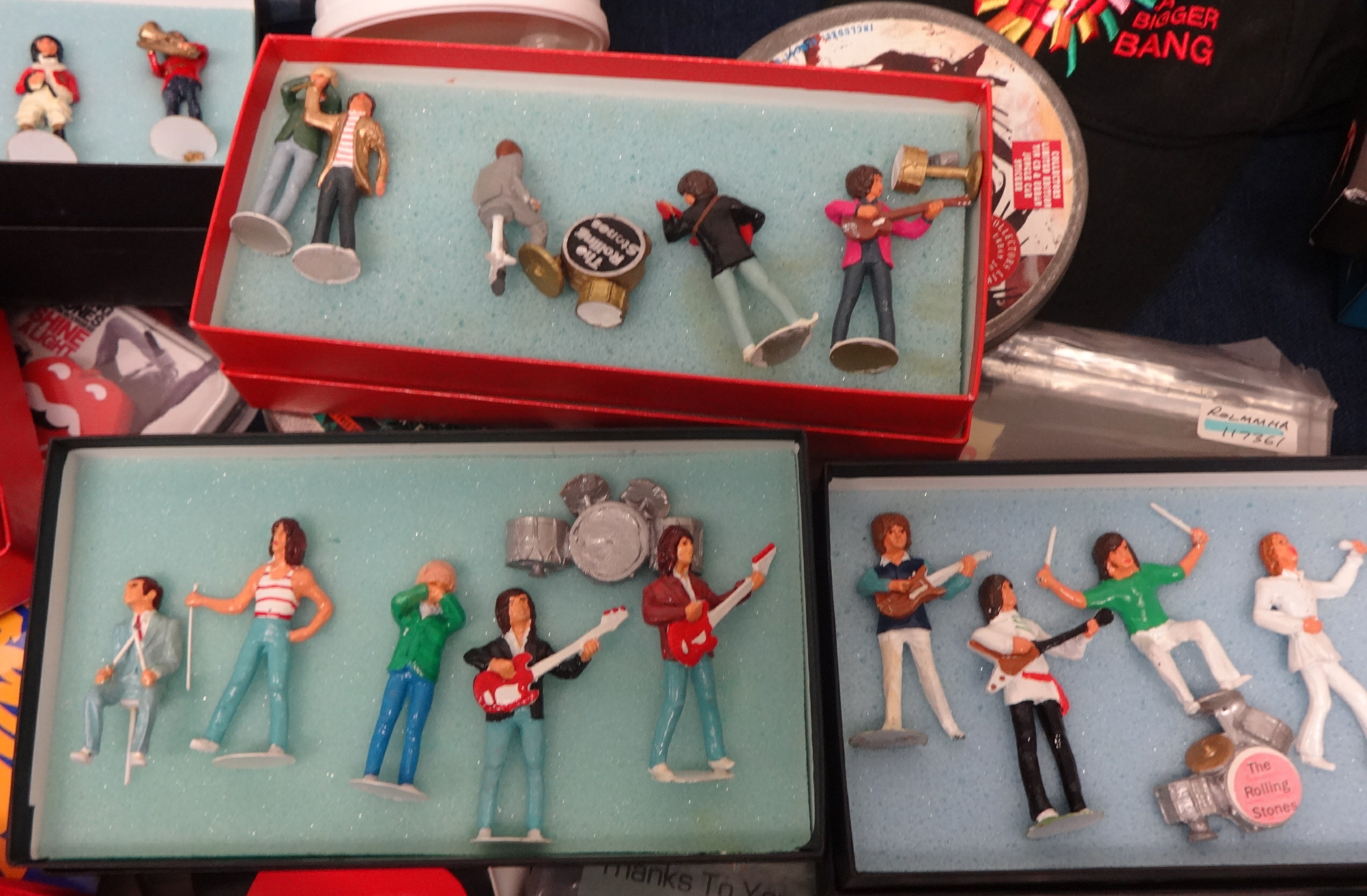 ROLLING STONES COLLECTION Five boxed sets of miniature figures