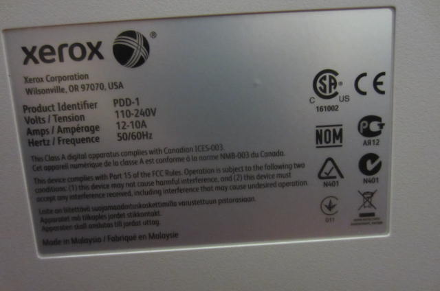 Xerox ColorQube 9303 Digital Colour Copier/Printer with Duplex Auto ...