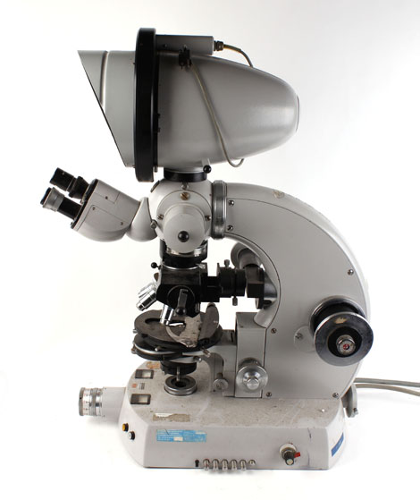 Zeiss, West Germany electric binocular combination microscope with ...