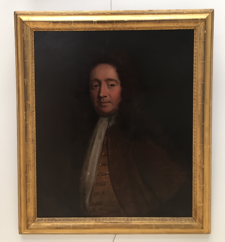 Circle of John Riley (British, 1646-1691): Portrait of a gentleman, oil ...