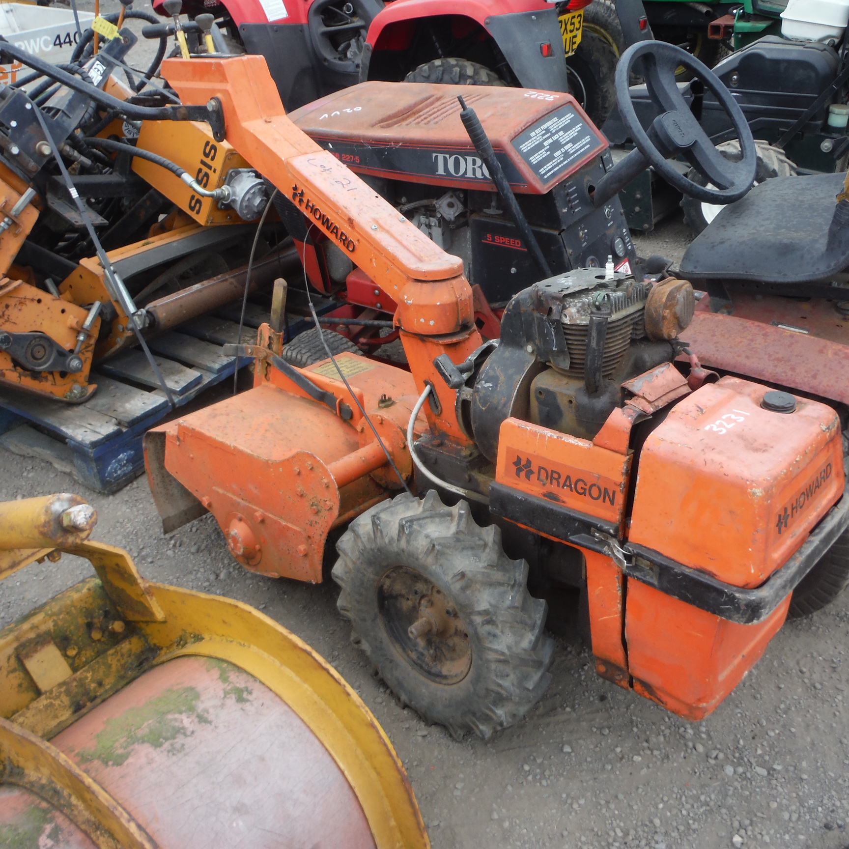 HOWARD DRAGON pedestrian rotavator