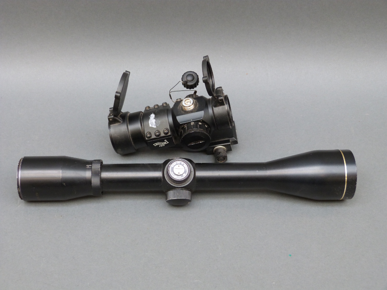 Nikko Sterling Gold Crown 4x40 wide angle rifle scope together with a ...