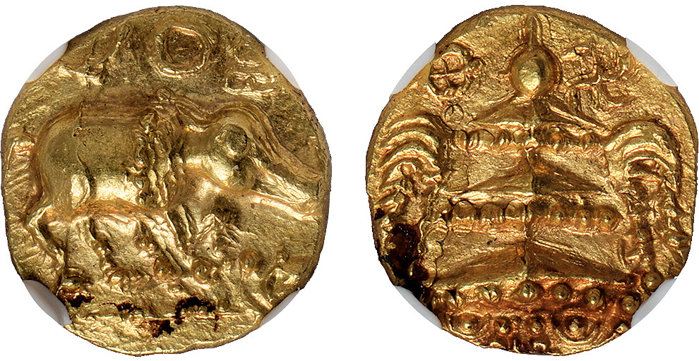 World Coins, India, Chalukyas of Kalyana, anonymous, pagoda, c.973-1068 ...