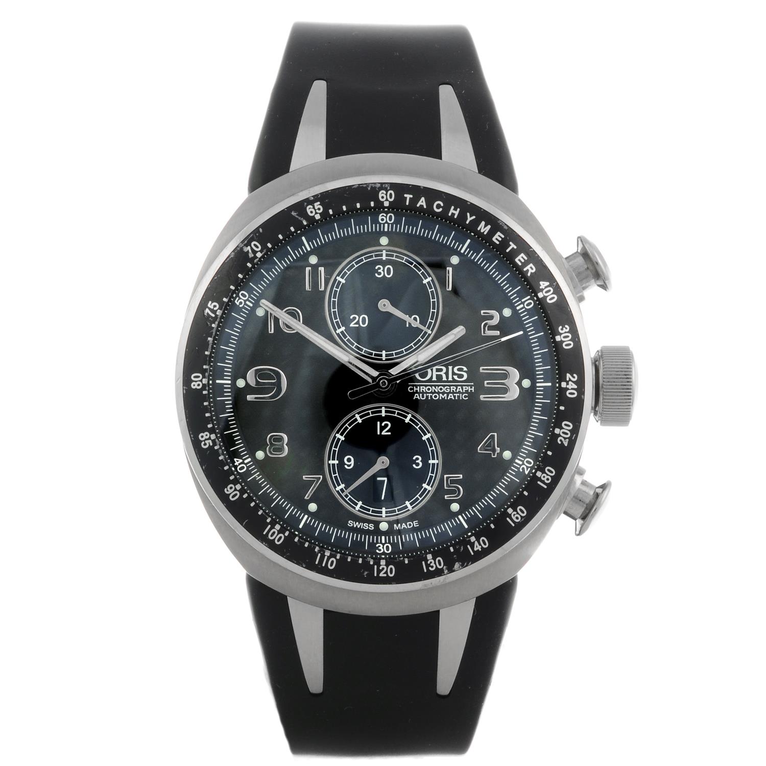 ORIS - a gentleman's TT3 chronograph wrist watch. Titanium case with ...