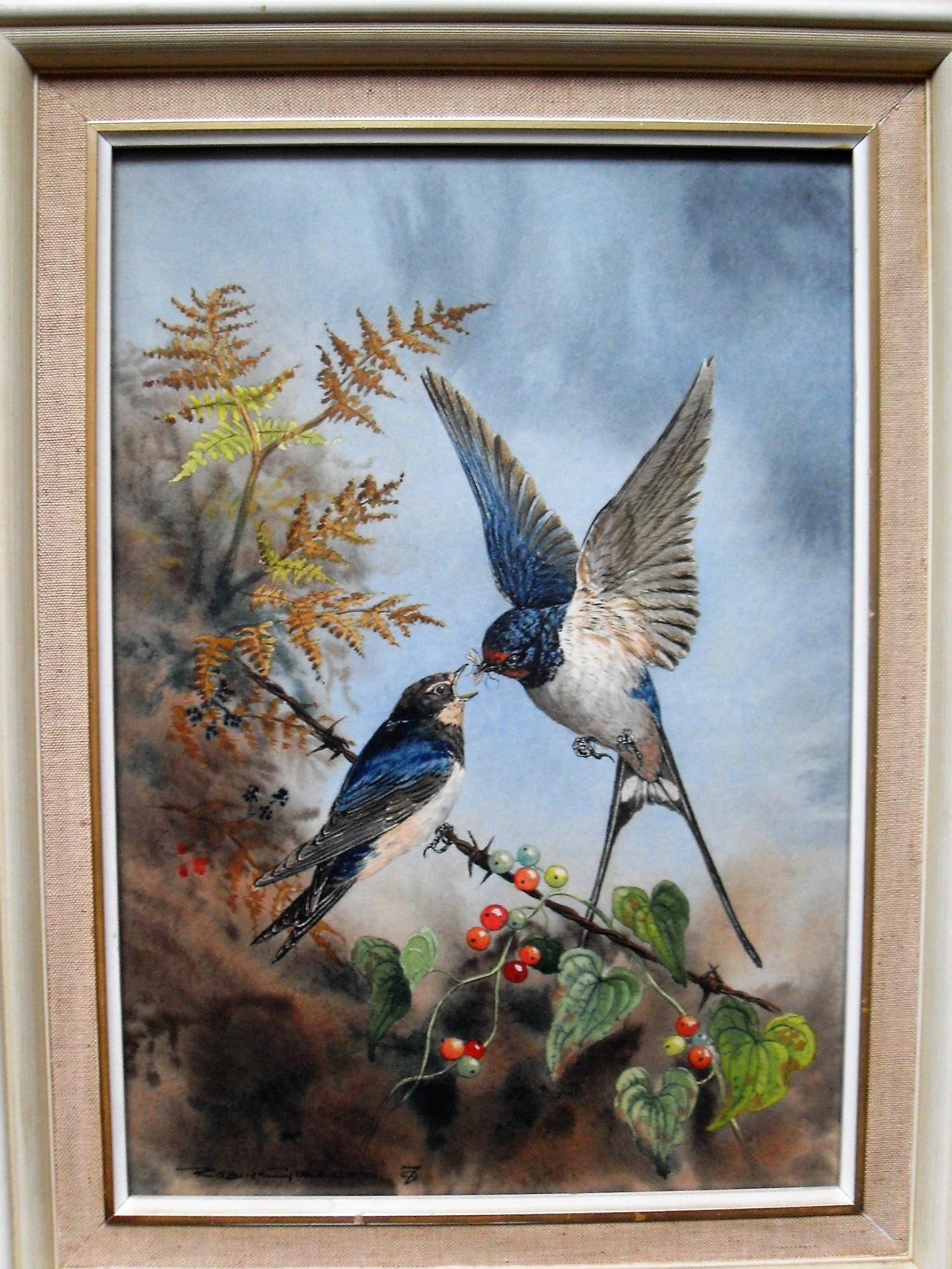 Robin Gibbard, UNTITLED, watercolour, framed, glazed and mounted ...