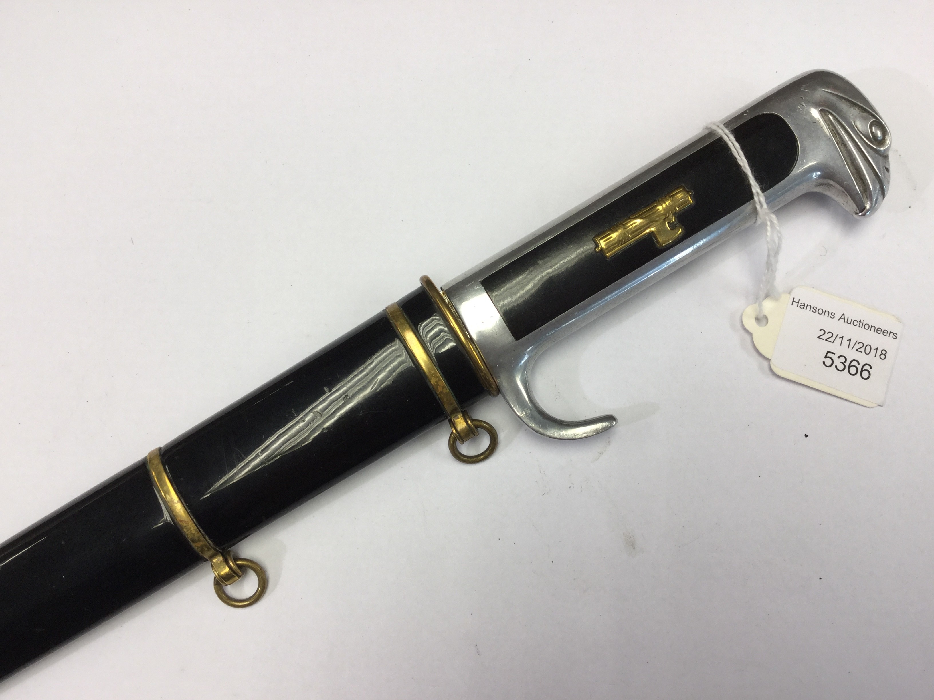 WW2 Fascist Italian MVSN Blackshirts Leaders 1939 pattern dress dagger ...