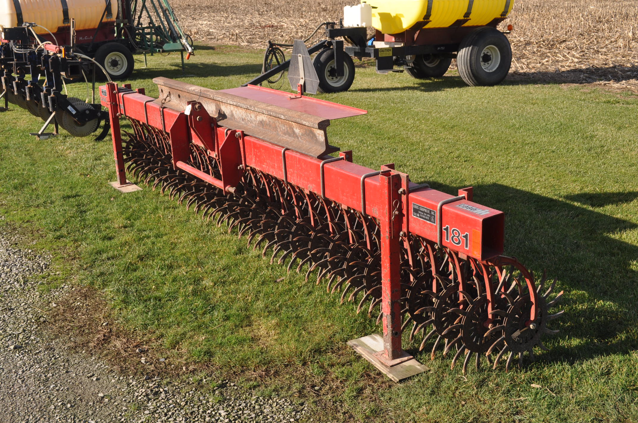 Case IH 181 rotary hoe, 15', 3 point