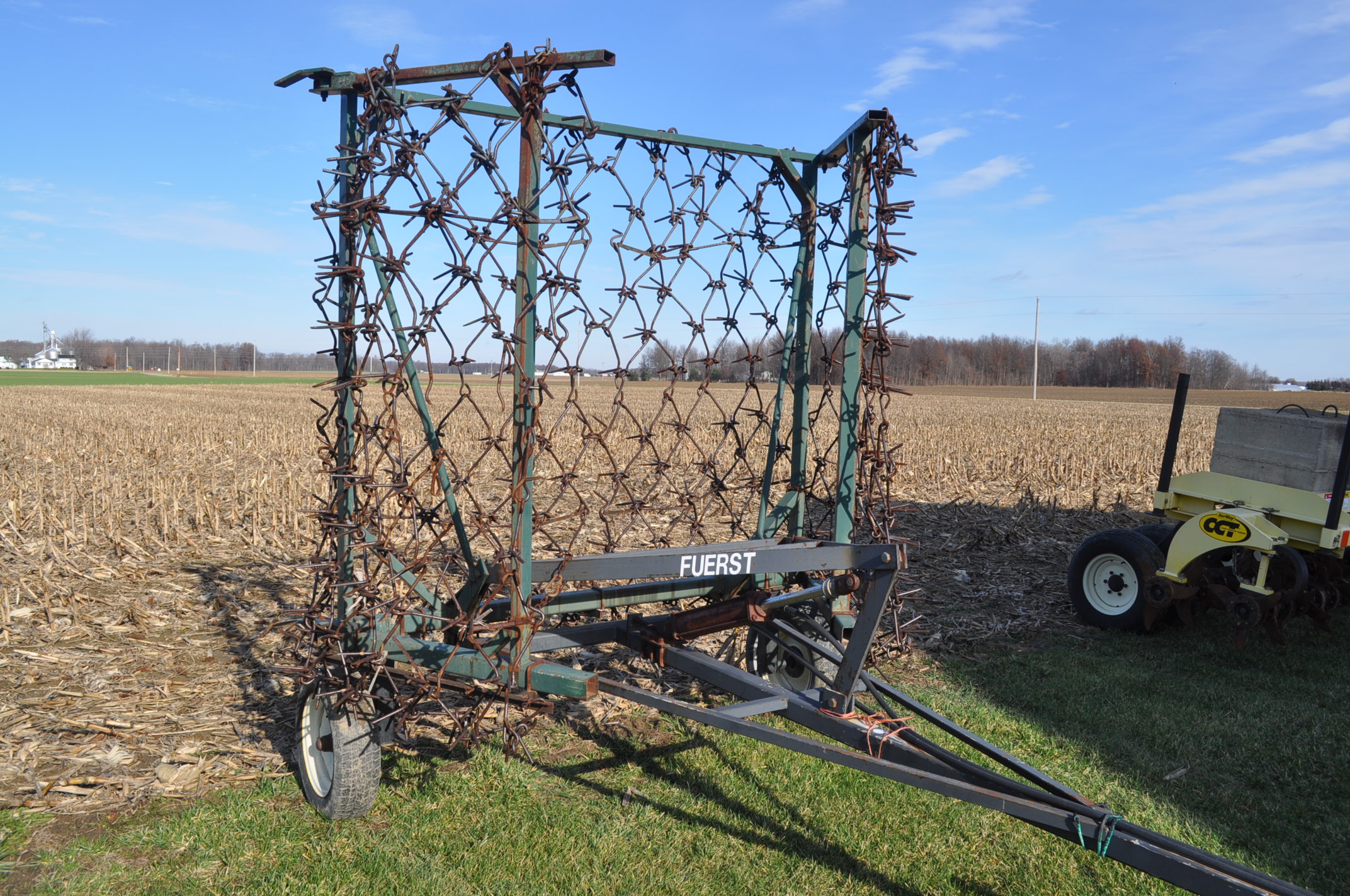 Fuerst 16' harrow drag, pull type