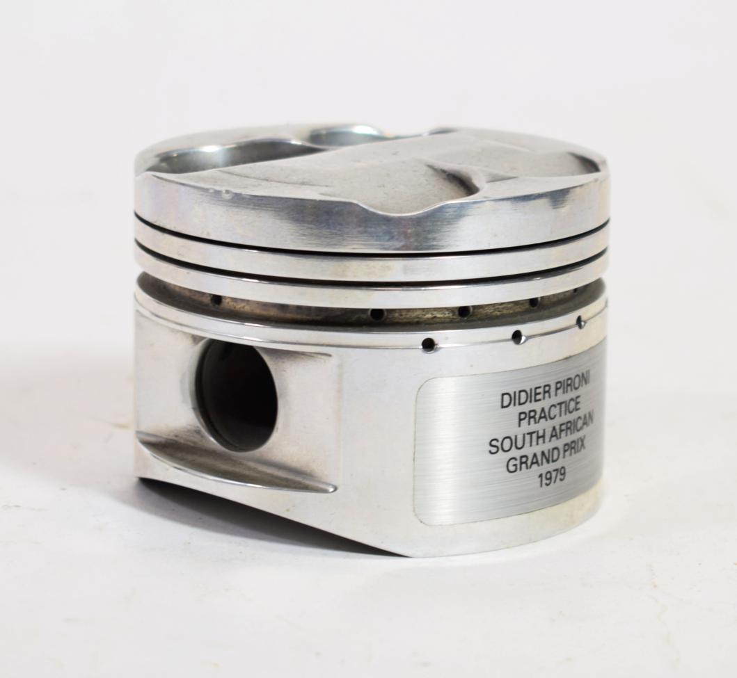 A Chromed Formula 1 Ford V8 2993cc Piston, with official letter from ...