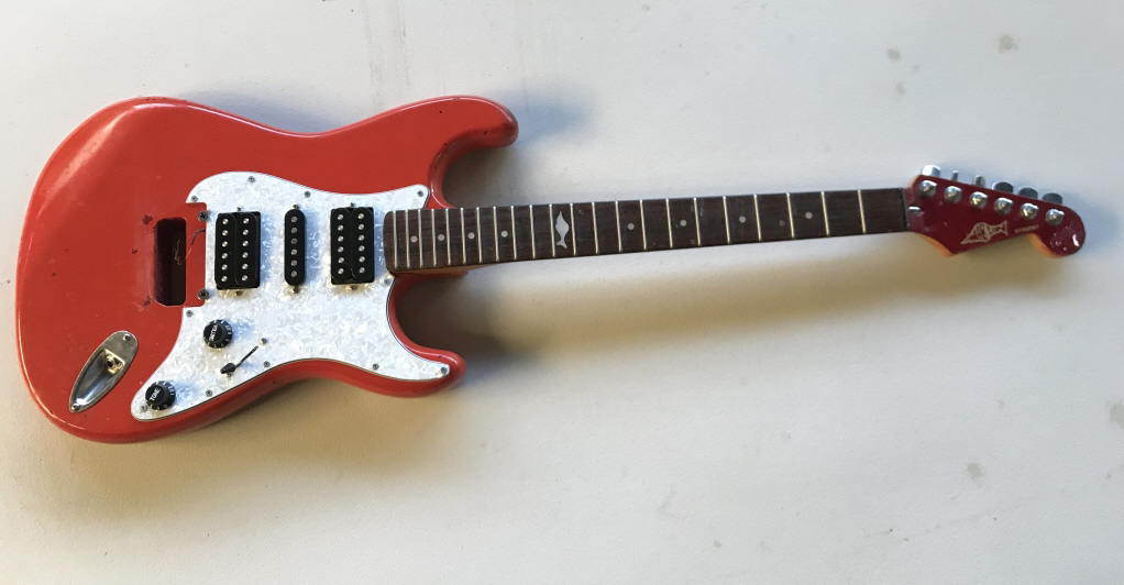 Marlin Stingray electric guitar, NB no strings