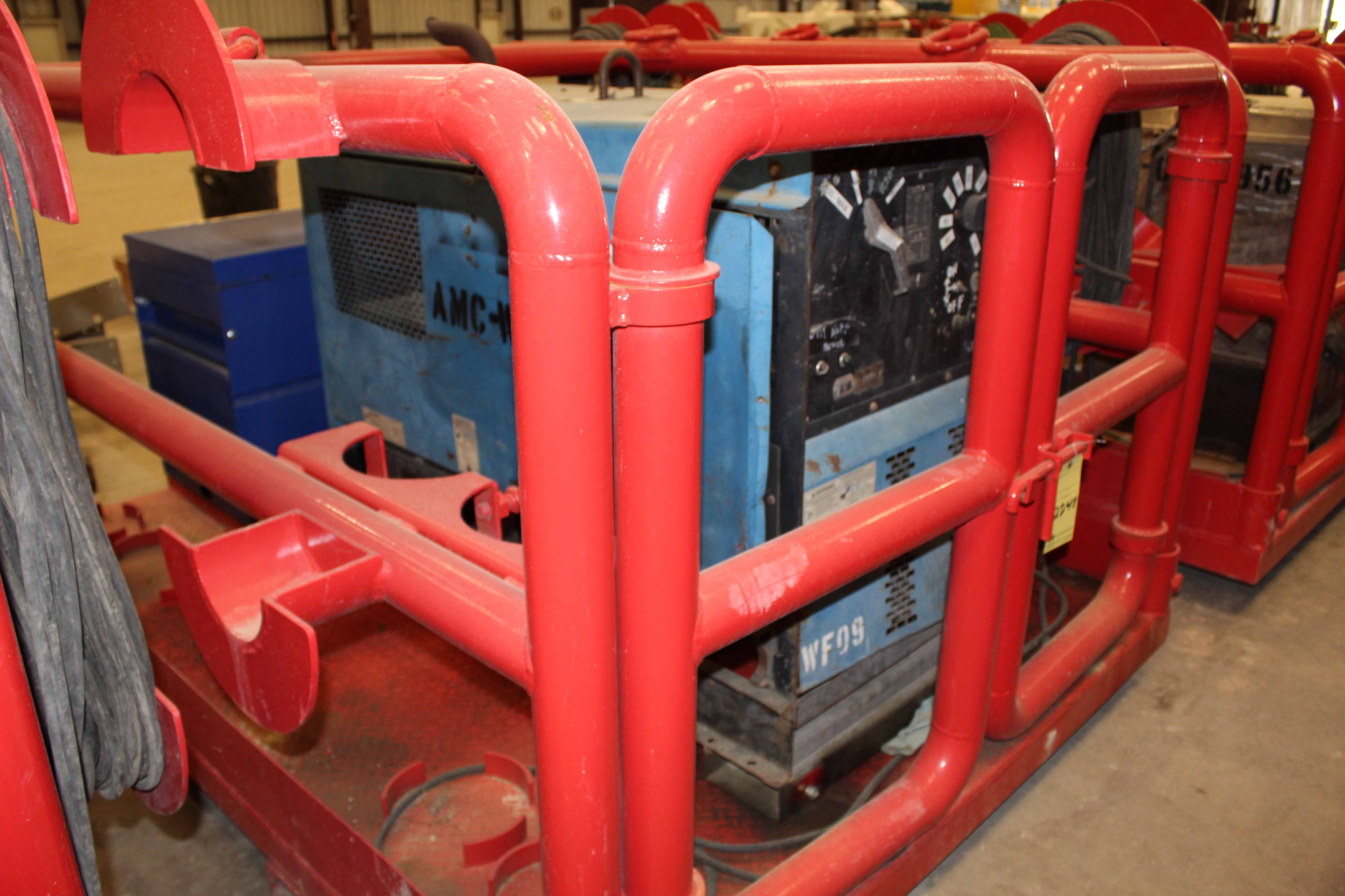 PORTABLE WELDING RIG, CUSTOM BUILT SKID MOUNTED, Miller “Big 50” diesel ...