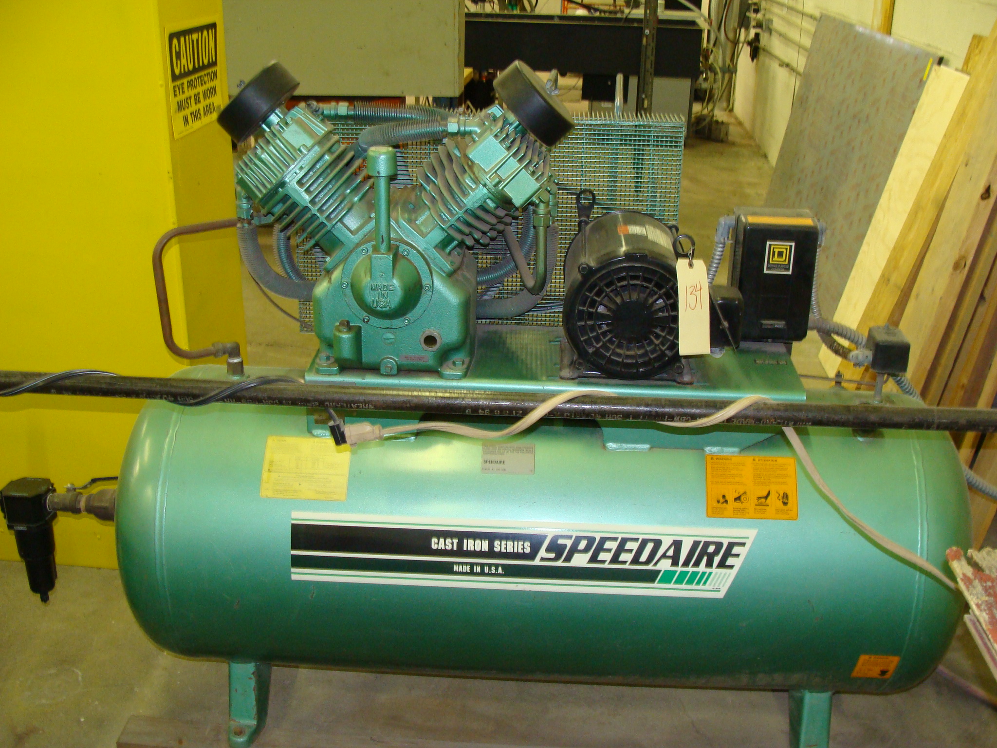 Speedaire Air Compressor Model 52640A 10 HP Serial# 070595L