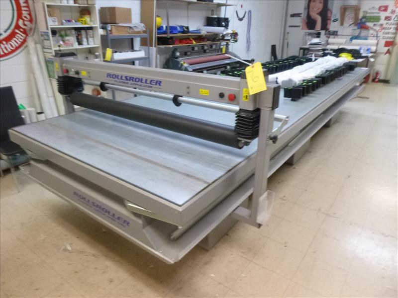 RollsRoller vinyl, film and laminant flatbed applicator, mod. 540, 66 ...