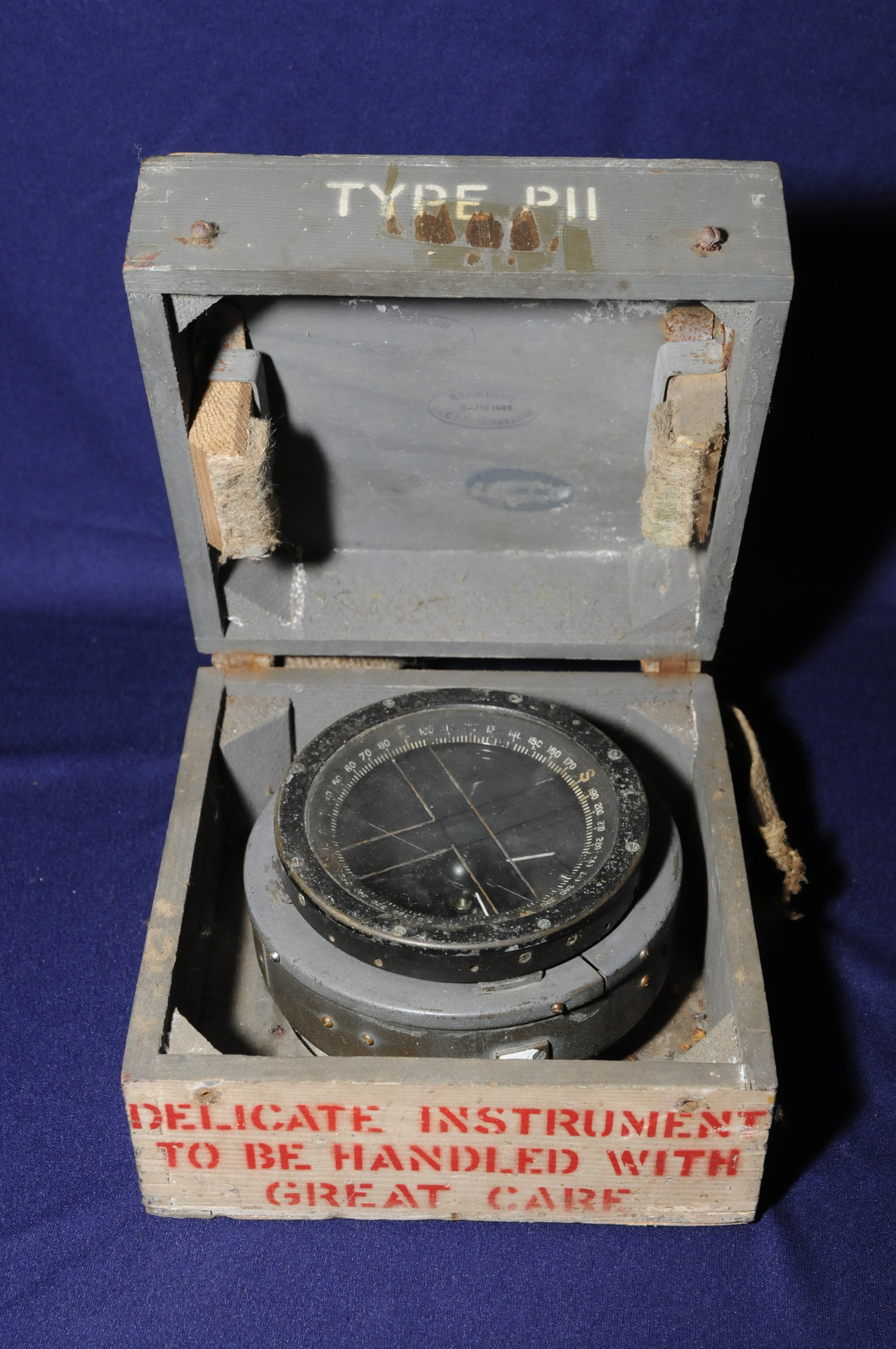 Boxed aircraft compass