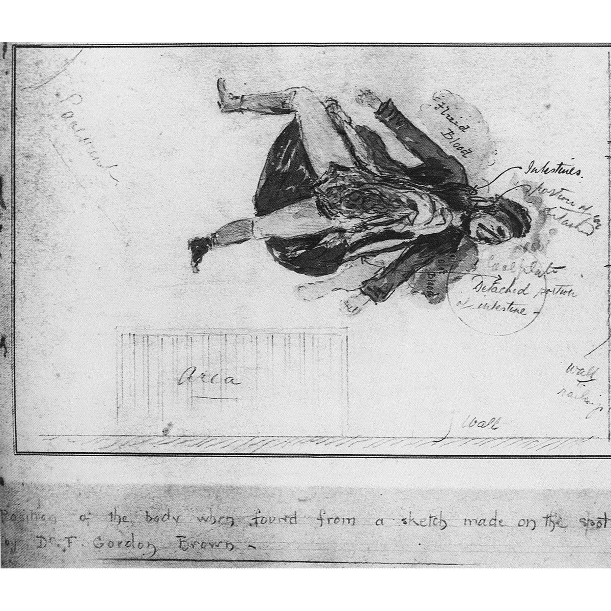 I Am Jack The Ripper Card The Card Measures 275 Inches By 475 Inches And Is Written In Ink