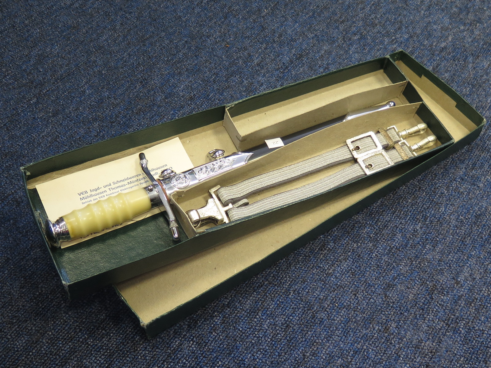 Dagger: East German STASI Officers parade dagger circa 1987. In its ...