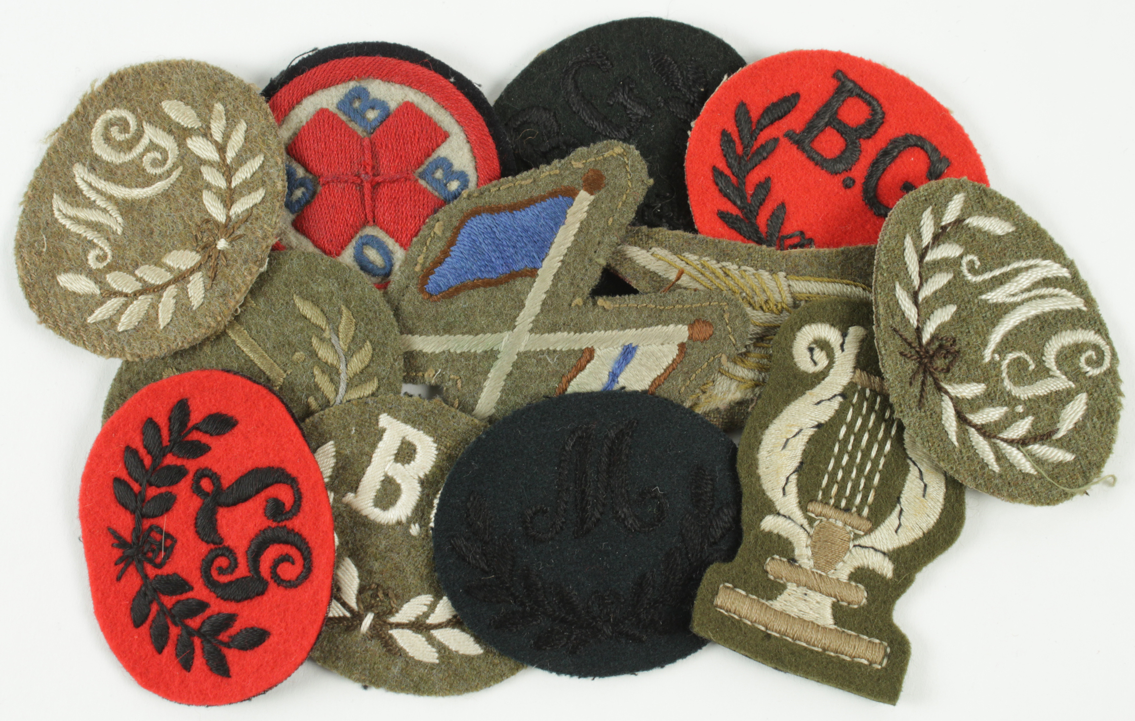 Cloth Trade Badges: - WW2 British Army Embroidered Cloth Arm Badges ...
