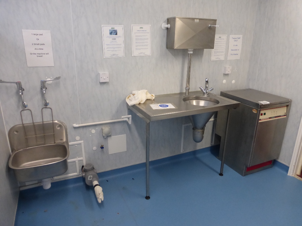 A Panamatic Midi sluicer/maserator together with a stainless steel ...