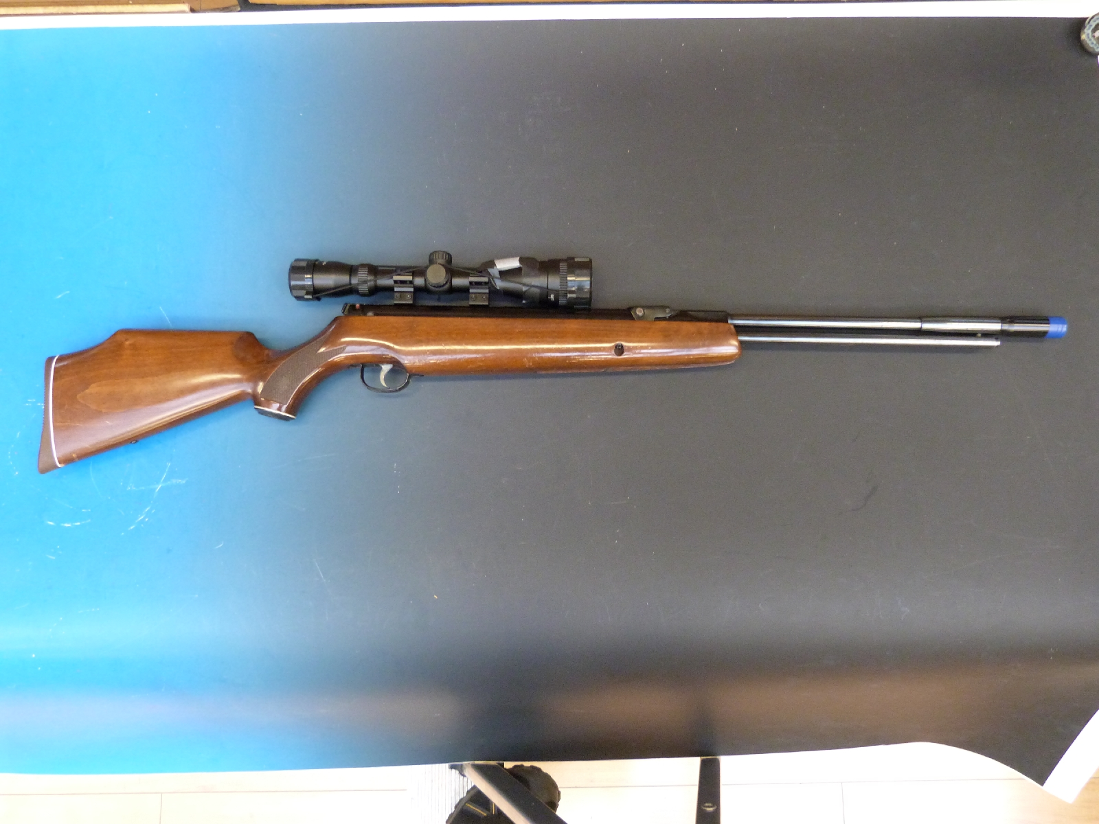 A Webley Eclipse .22 calibre air rifle with gas ram up date S/No 849477