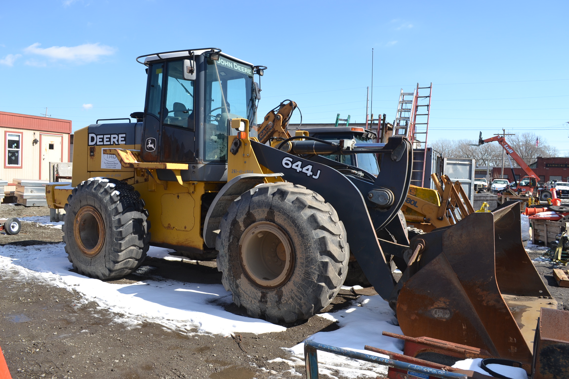 John Deere Model 644J Articulated 4-wheel Drive Wheel Loader