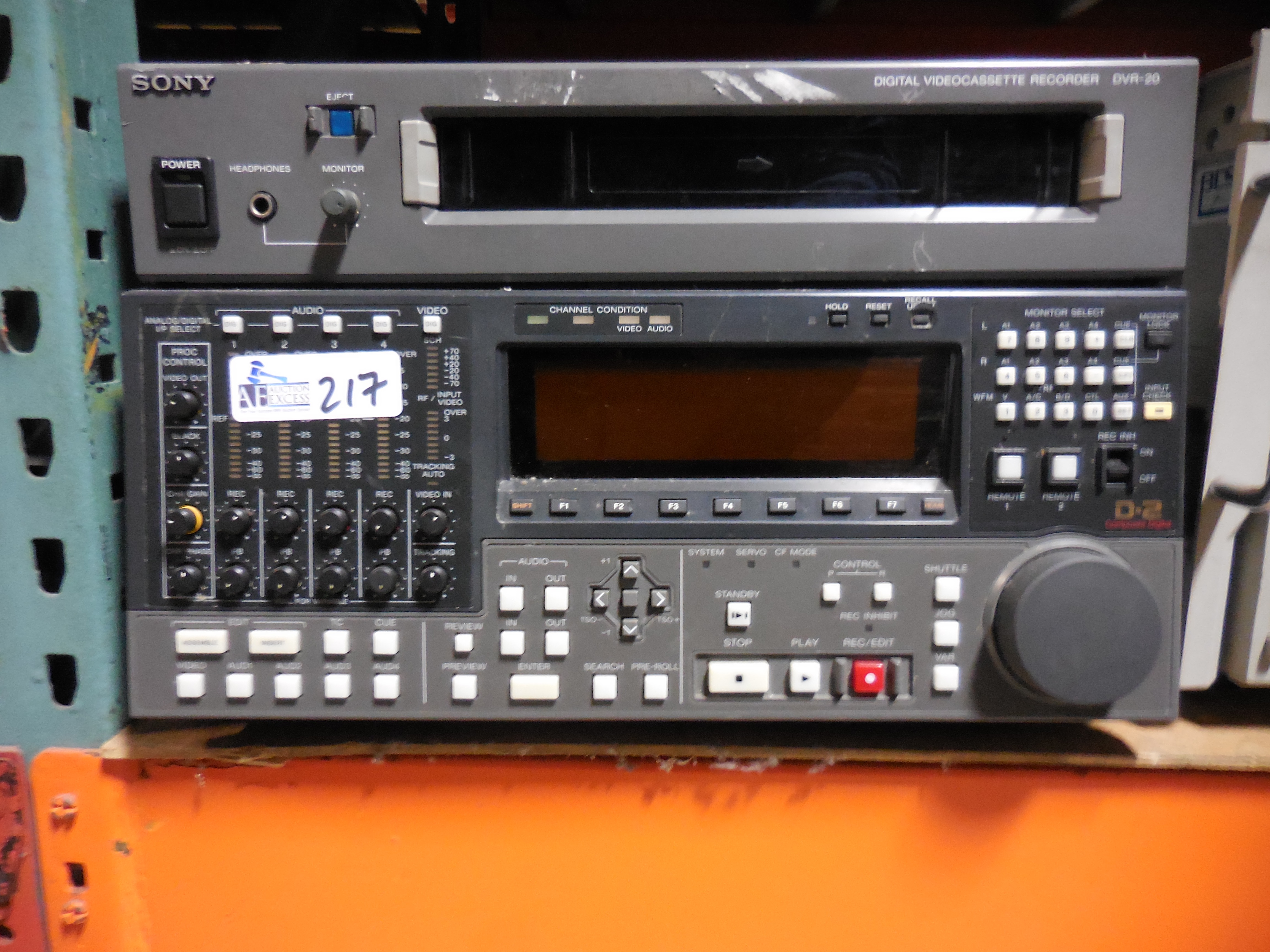 Sony Model DVR-20 D2 VTR