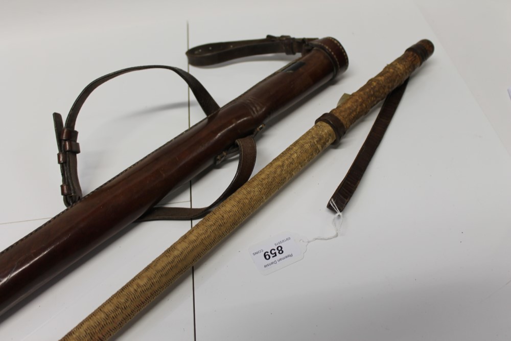 British South Africa Police Rhodesia rope-bound riot stick / baton ...