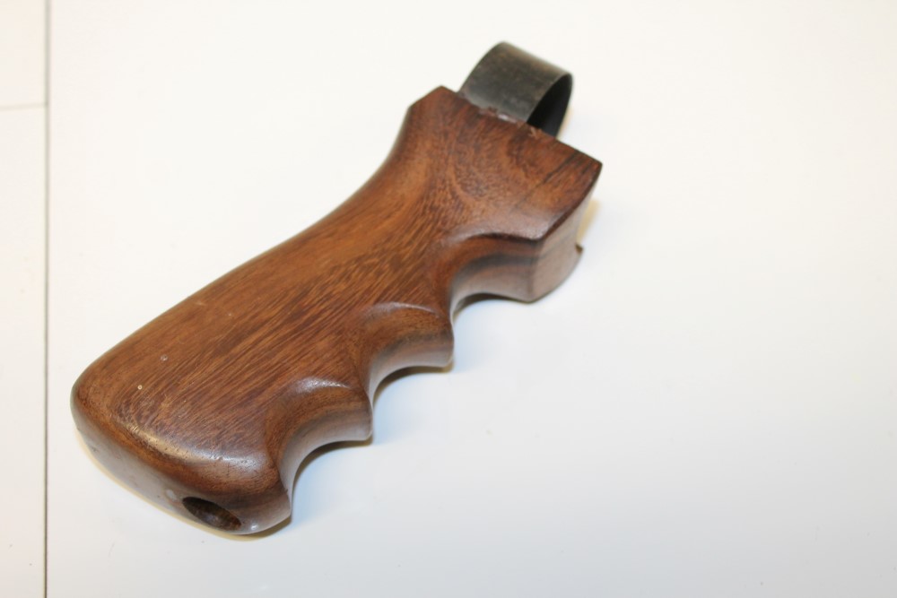 Sten submachine gun MKV, wooden front fore grip