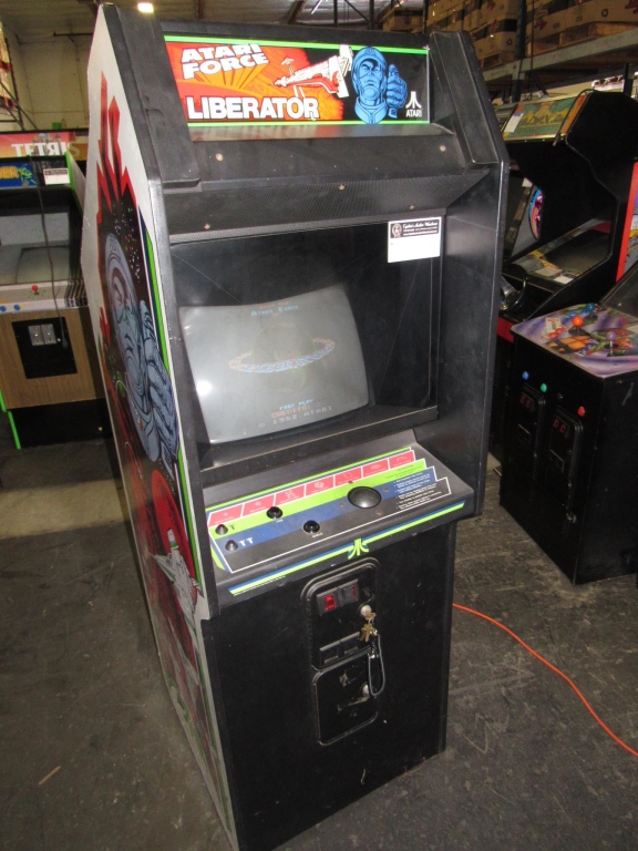 ATARI FORCE LIBERATOR RARE UPRIGHT ARCADE GAME Item is in used ...