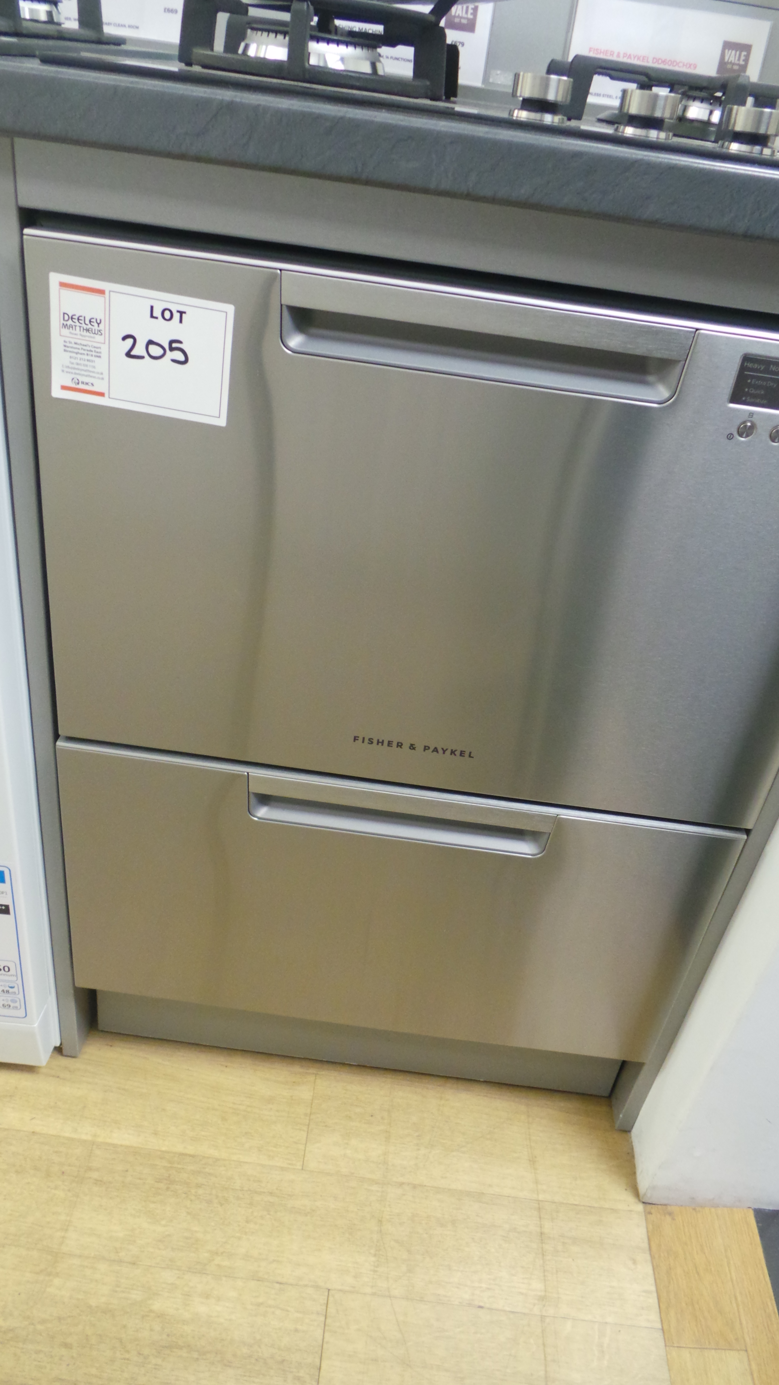Fisher & Paykel DD60DCHX9 double drawer DISH WASHER RRP £1,059
