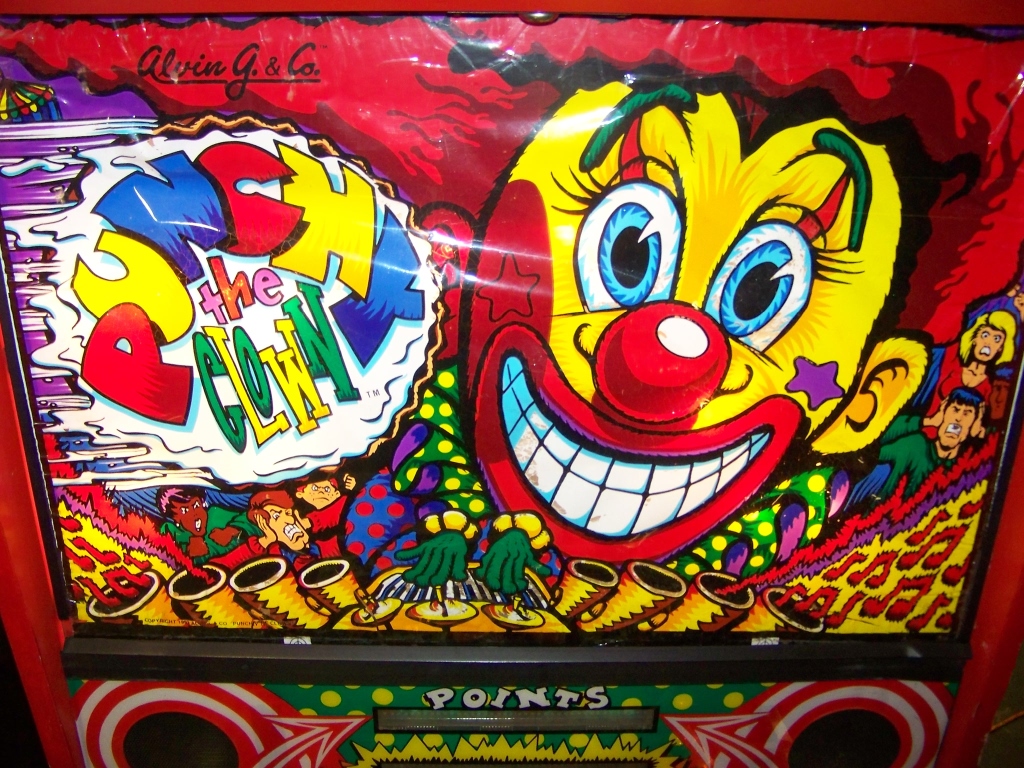 PUNCHY THE CLOWN PINBALL MACHINE GOTTLIEB Item is in used condition ...
