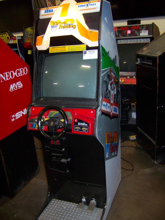VIRTUA RACING UPRIGHT ARCADE GAME SEGA Item is in used condition ...