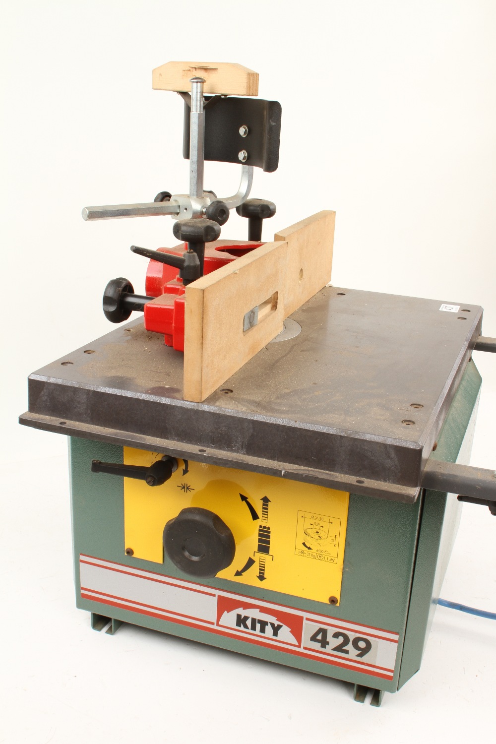 A KITTY 429 spindle moulder c/w instructions and tooling