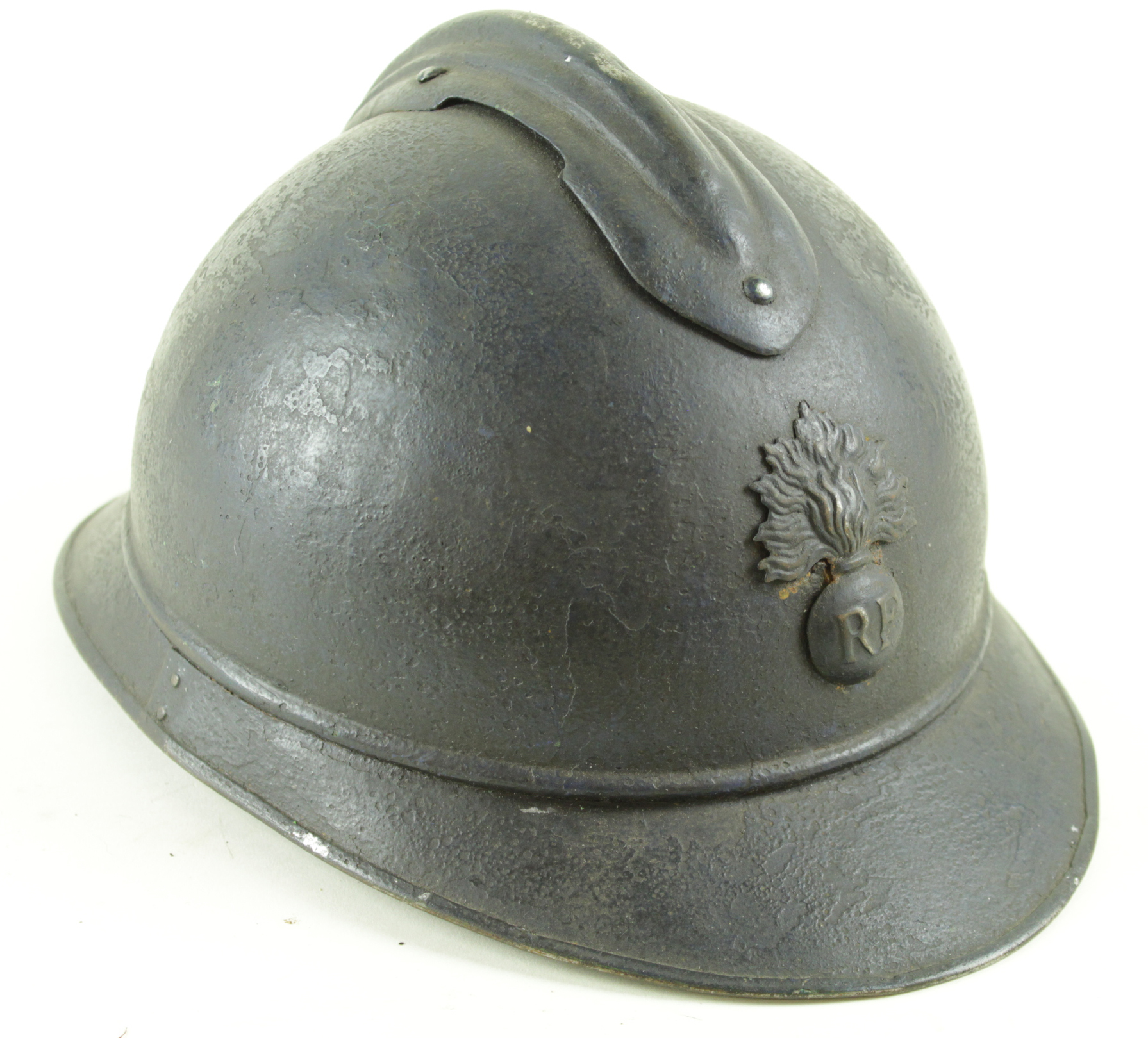French WW1 Adrian pattern helmet complete with lining no chin strap