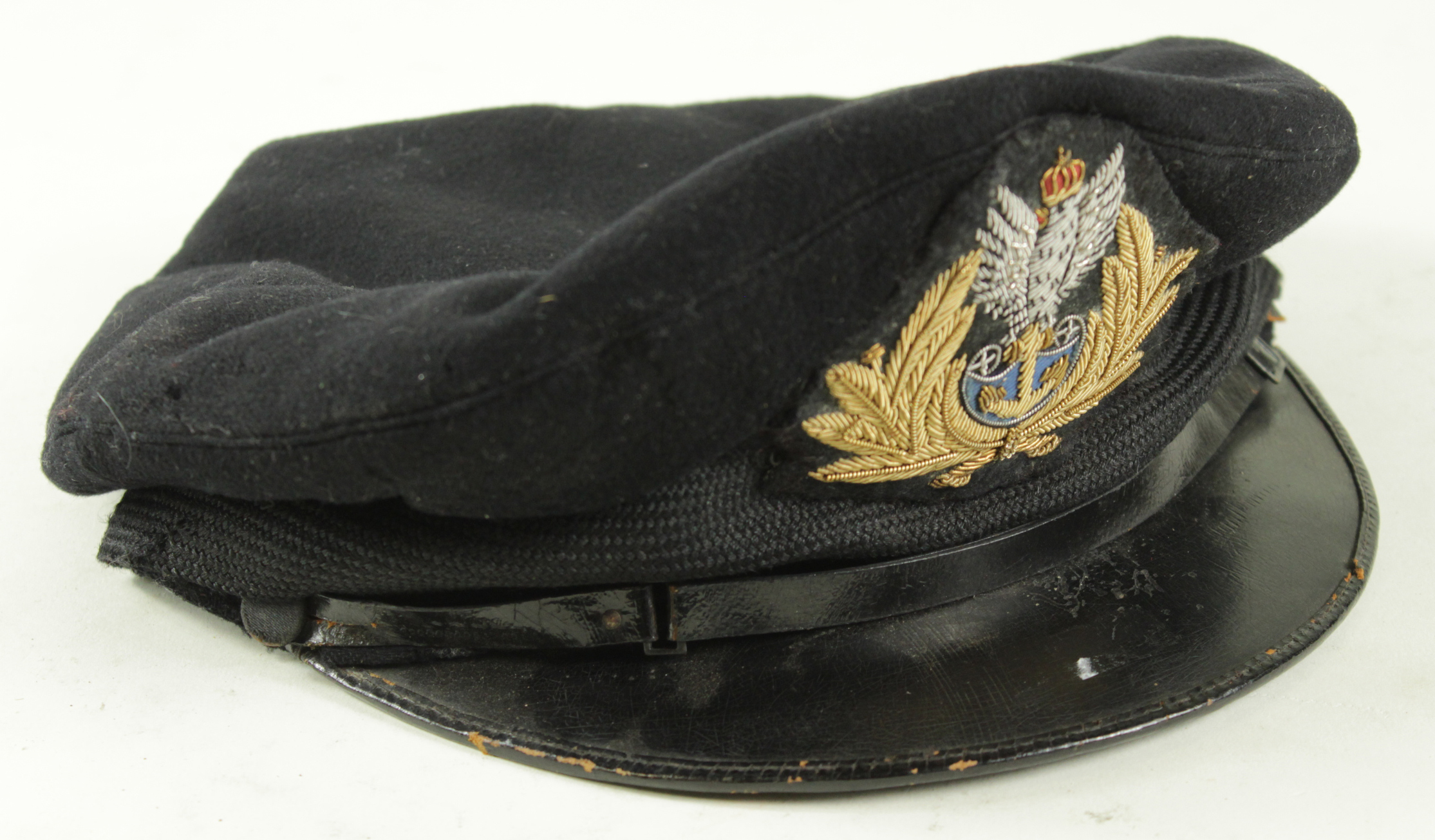 Polish Navy a Free Polish Naval WW2 era cap with Officers bullion cap ...