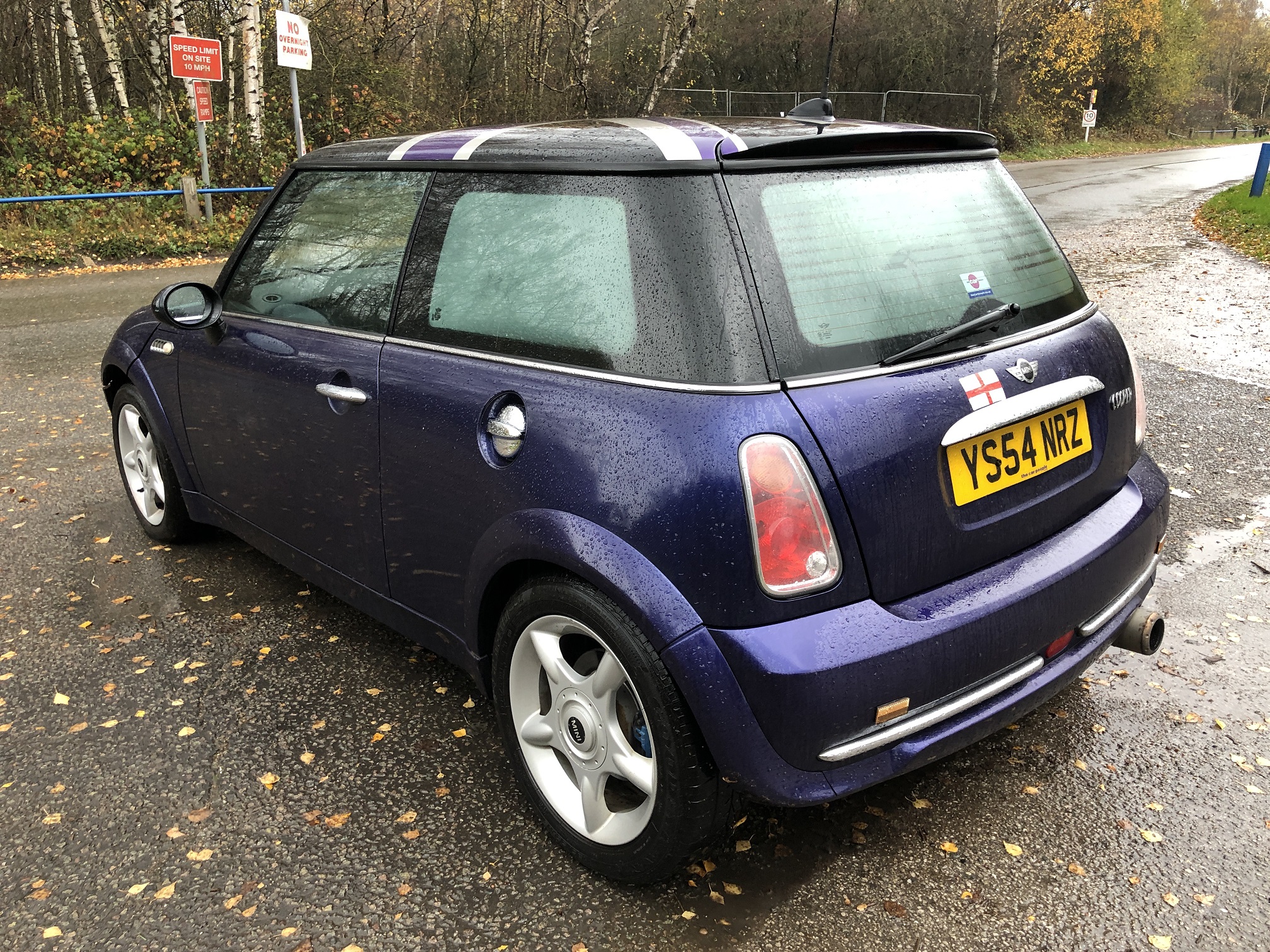 K - 2004/54 REG MINI COOPER MAUVE/PURPLE 1.6 PETROL 3 DOOR HATCHBACK ...