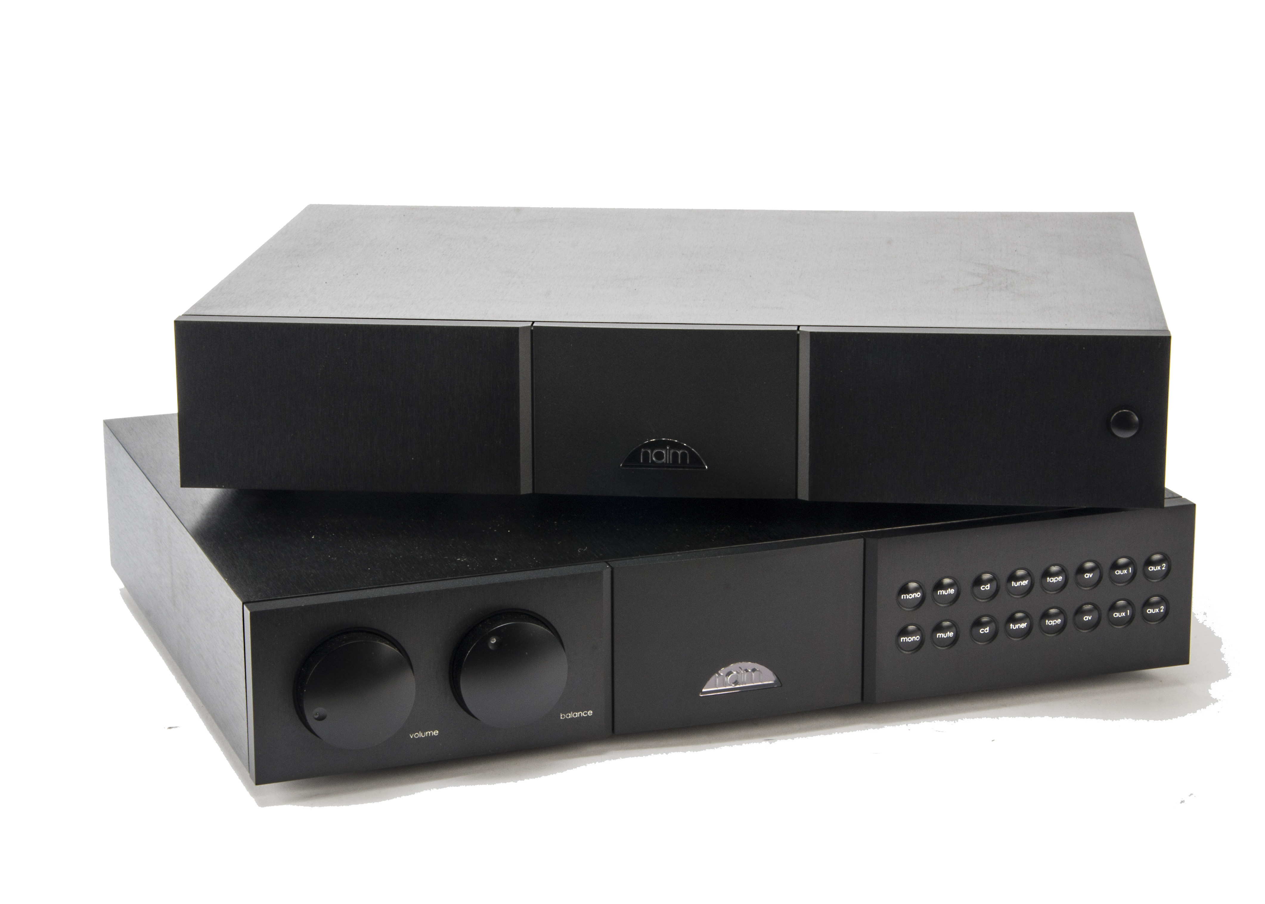 Naim, a pre-amplifier NAC552 SN186984 together with Naim NAC552PS ...